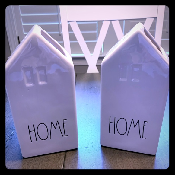 Rae Dunn | Other | Rae Dunn Home House Shaped Flower Vase | Poshmark